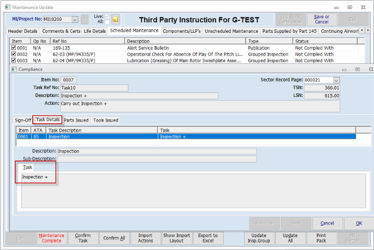 Maintenance Updates - Third Party Maintenance