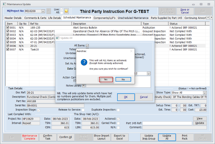 Maintenance Updates - Third Party Maintenance