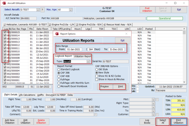 Utilization Reports