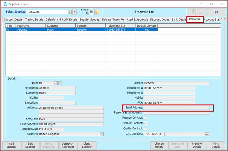 Email MAPI Client Issue